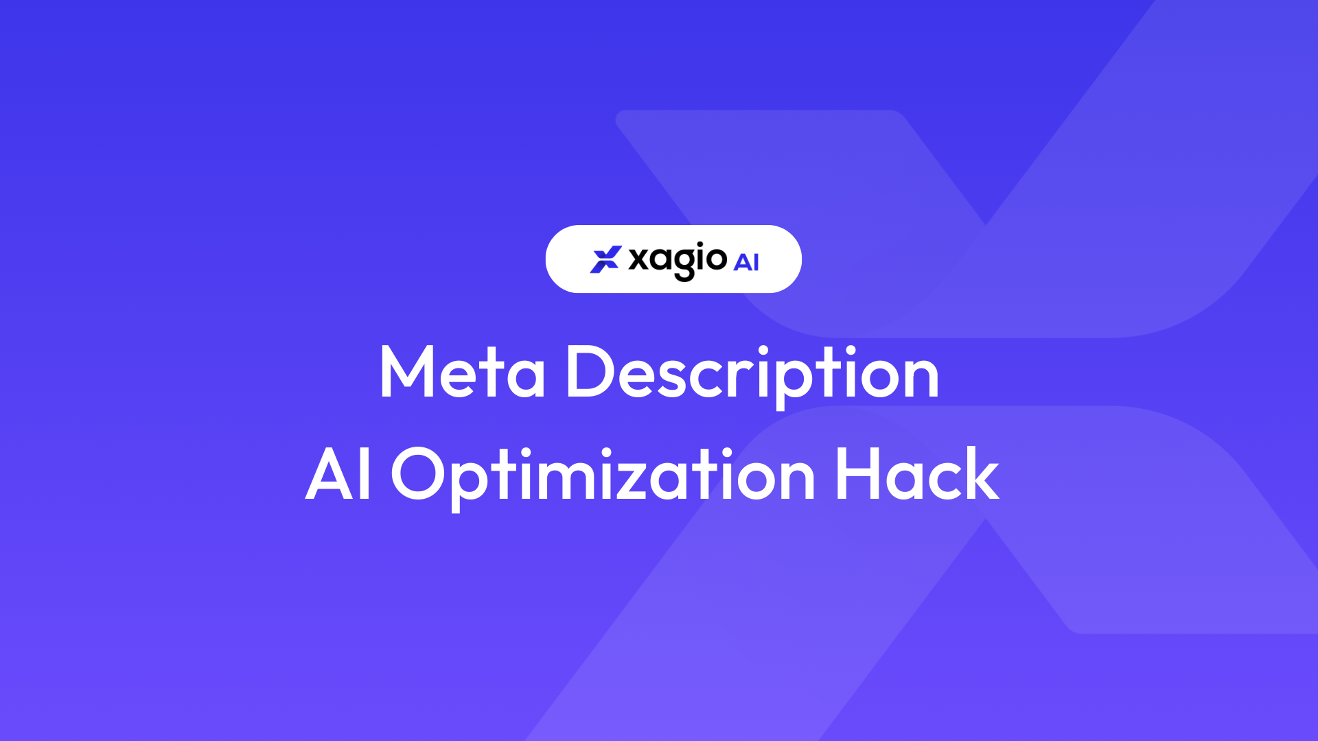 Meta Description AI Optimization Hack - A Fast & Easy Way To Rank For ...